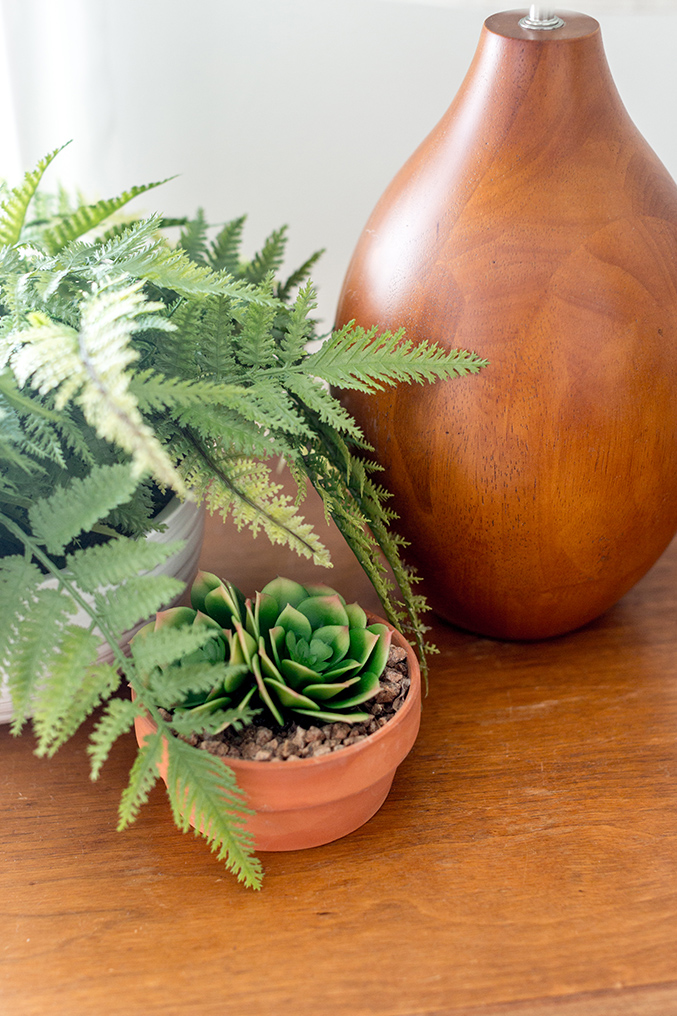 How To Create A Bar Cart Vignette Without A Cart - Dream Green DIY