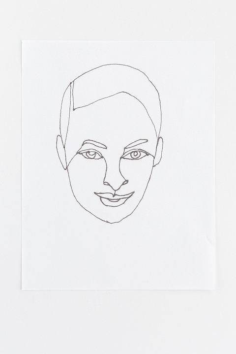 DIY Wire Portrait With Printable Template - Dream Green DIY