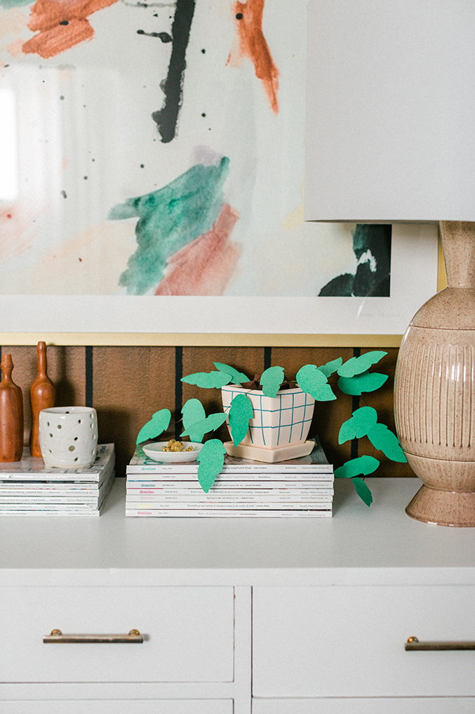 DIY Paper Plant With Grid Planter Pot - Dream Green DIY