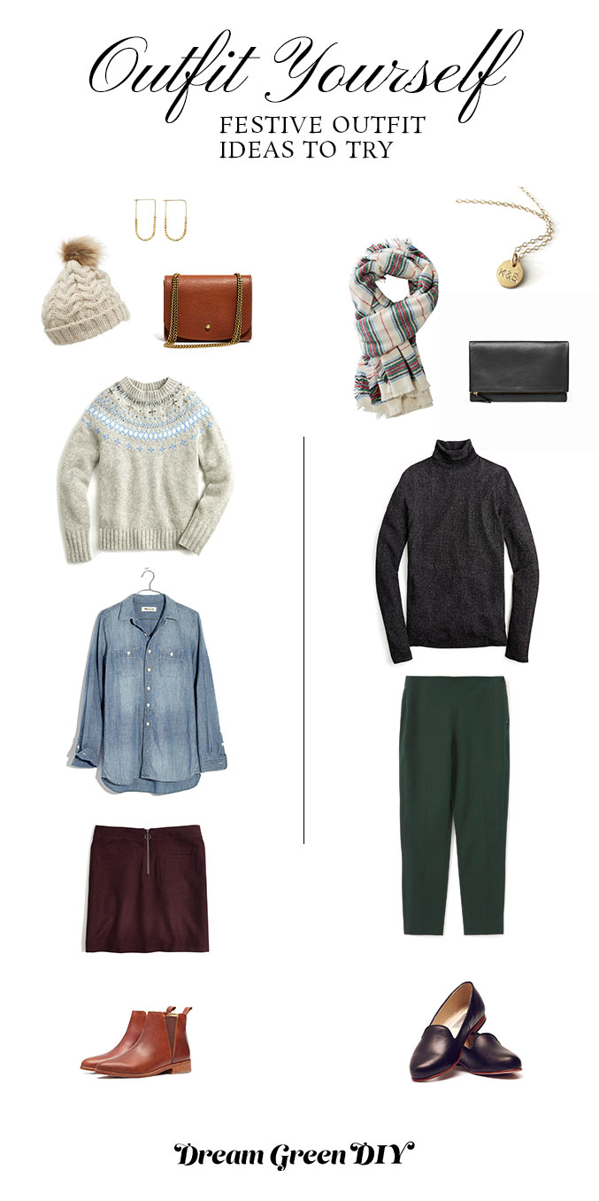 Festive Holiday Outfit Ideas To Try - Dream Green DIY