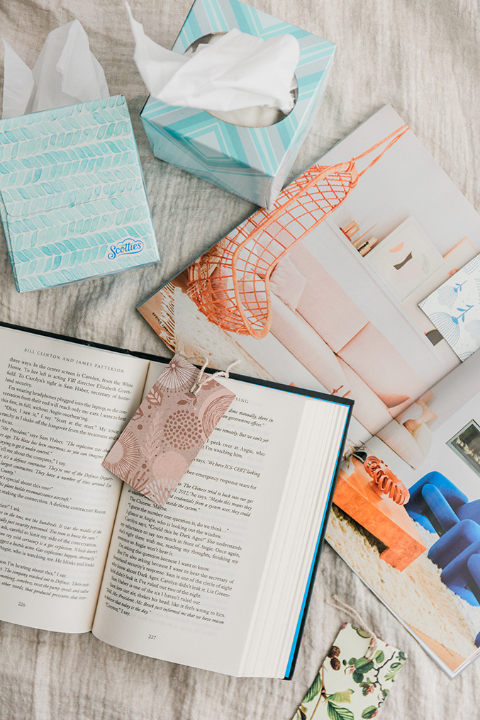 My Spring Reading List & DIY Bookmarks - Dream Green DIY