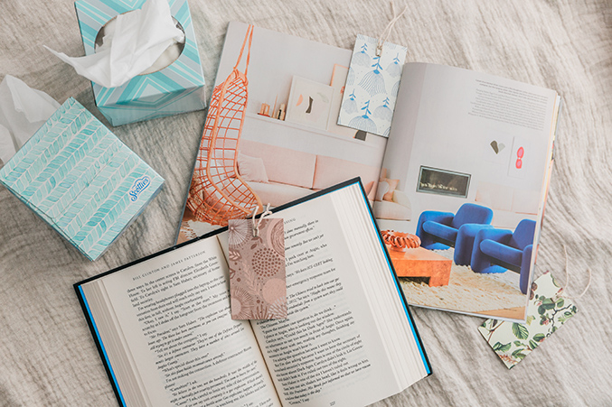 My Spring Reading List & DIY Bookmarks - Dream Green DIY