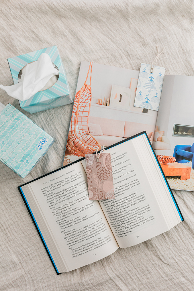 My Spring Reading List & DIY Bookmarks - Dream Green DIY