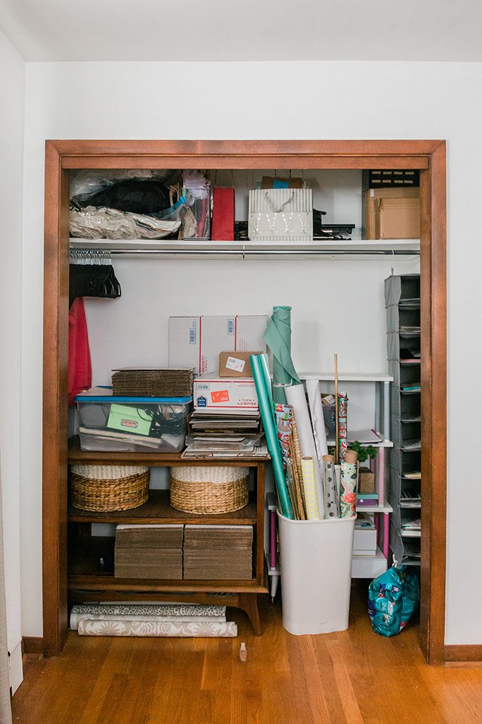 How To Upgrade Your Guest Room Closet - Dream Green DIY