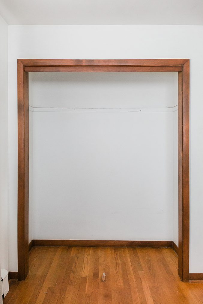 How To Upgrade Your Guest Room Closet - Dream Green DIY