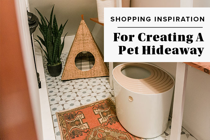 Shopping List For Your Stylish Pet Hideaway - Dream Green DIY
