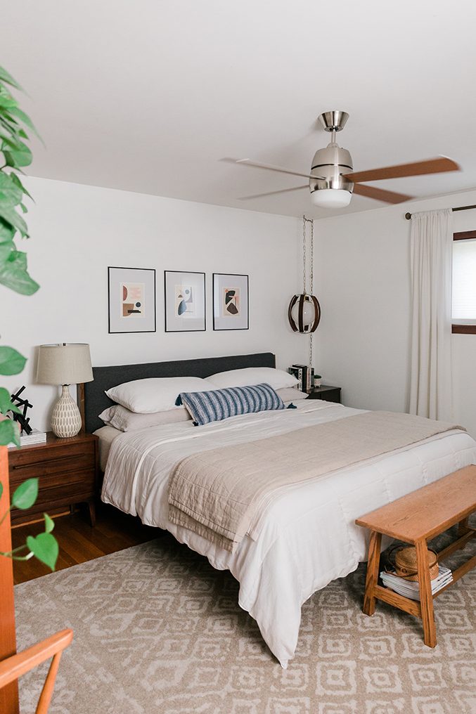 Touring Our Updated Master Bedroom - Dream Green DIY