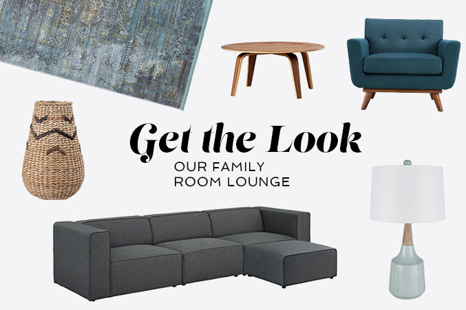 Get The Look: Our Family Room Lounge - Dream Green DIY