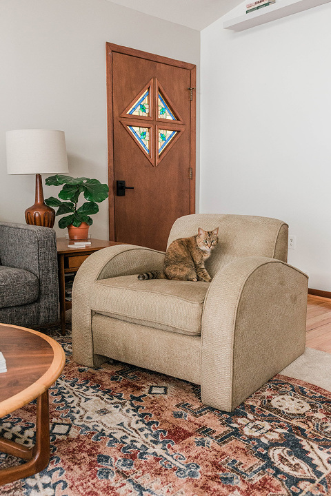 Our Unique Loom Living Room Rug - Dream Green DIY
