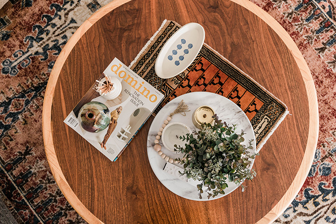 How To Style A Vintage Mini Rug - Dream Green DIY