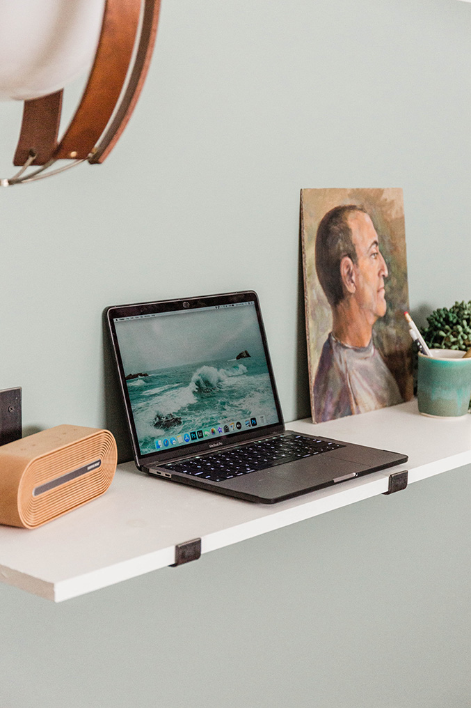 Turn A Shelf Into A DIY Standing Desk - Dream Green DIY