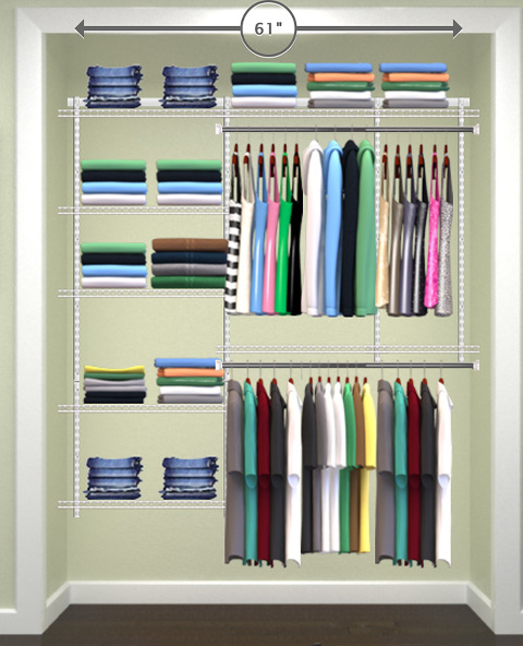How I DIYed My Own Closet Organizer - Dream Green DIY