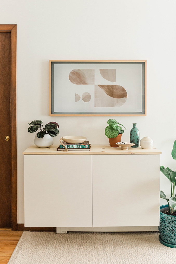 DIY IKEA Floating Console Hack - Dream Green DIY