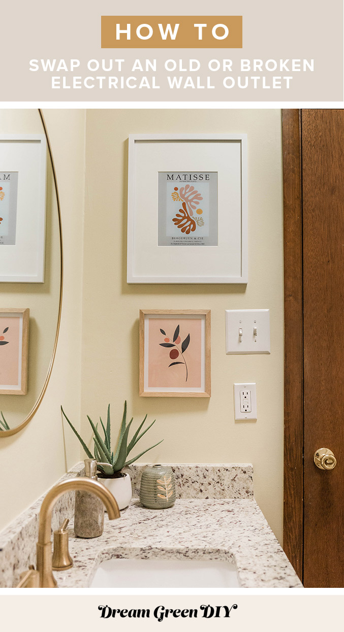 How to Swap Out Old Wall Sockets - Dream Green DIY