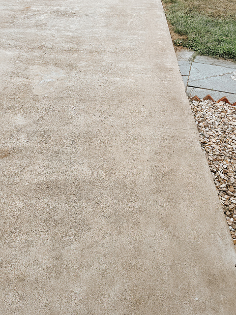 Our Concrete Driveway Makeover - Dream Green DIY