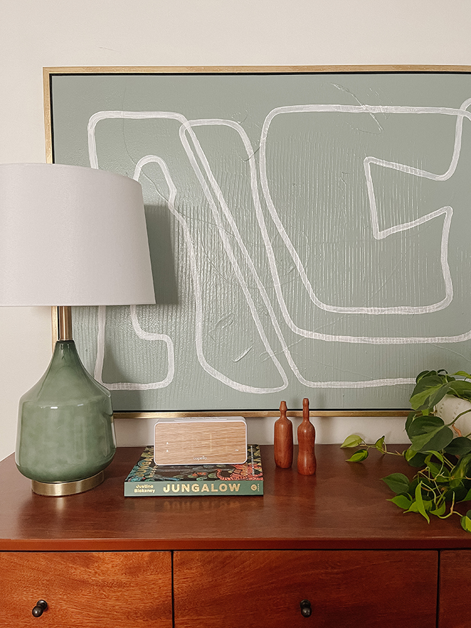 DIY Abstract Art Using What You Have - Dream Green DIY