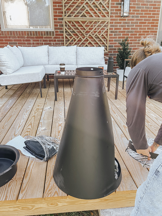 New Mid-Century Chiminea For The Deck - Dream Green DIY
