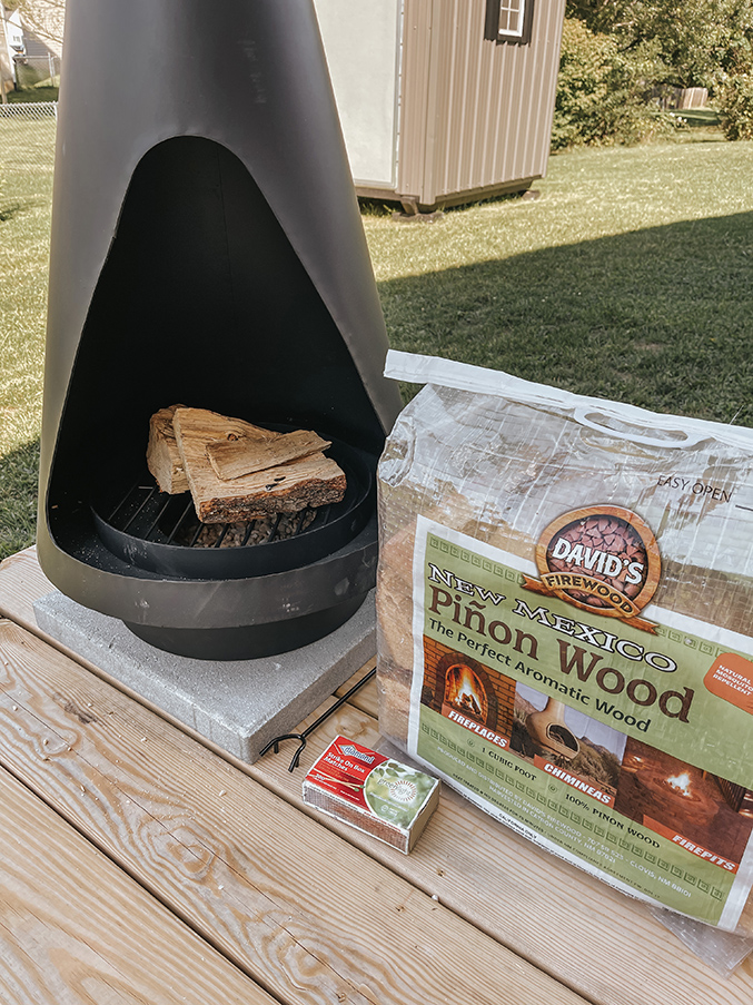 New Mid-Century Chiminea For The Deck - Dream Green DIY