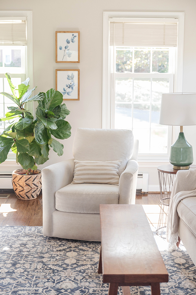 Modern Colonial Living Room Makeover - Dream Green DIY