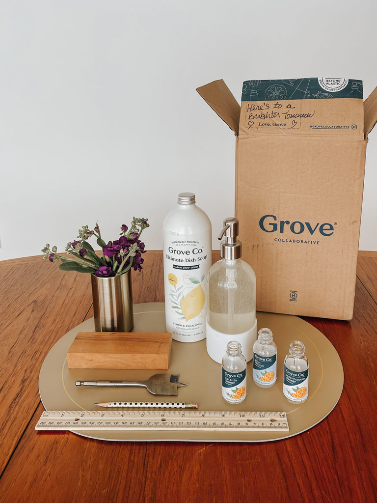DIY Recycled Glass Bud Vase Stand - Dream Green DIY