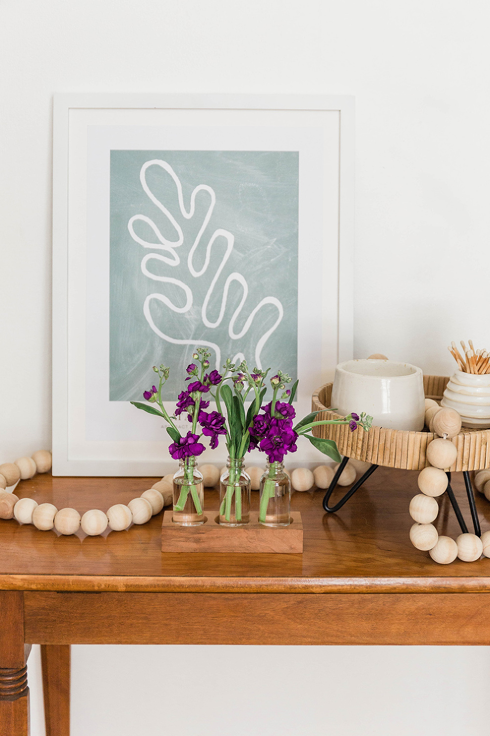 DIY Recycled Glass Bud Vase Stand - Dream Green DIY
