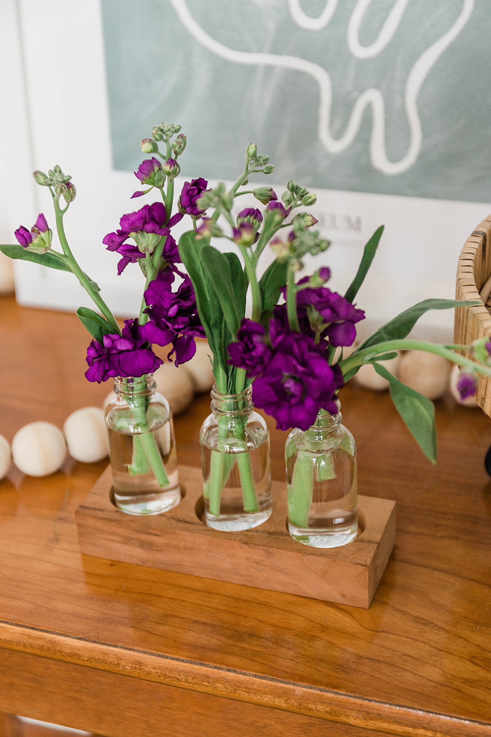 DIY Recycled Glass Bud Vase Stand - Dream Green DIY