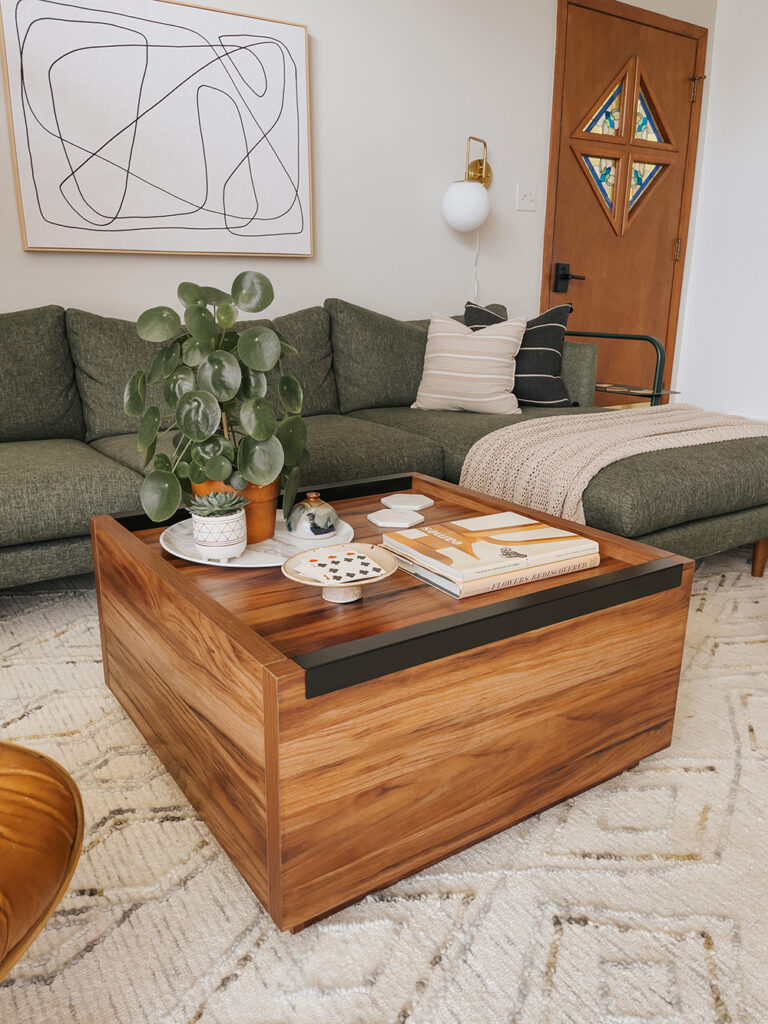 How To Style A Square Coffee Table - Dream Green DIY