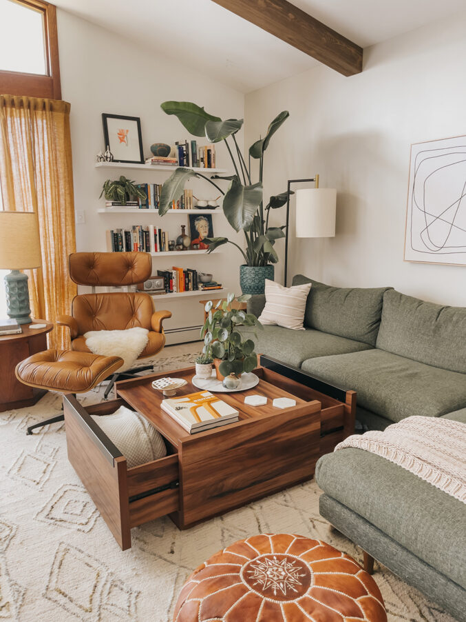 How To Style A Square Coffee Table - Dream Green DIY