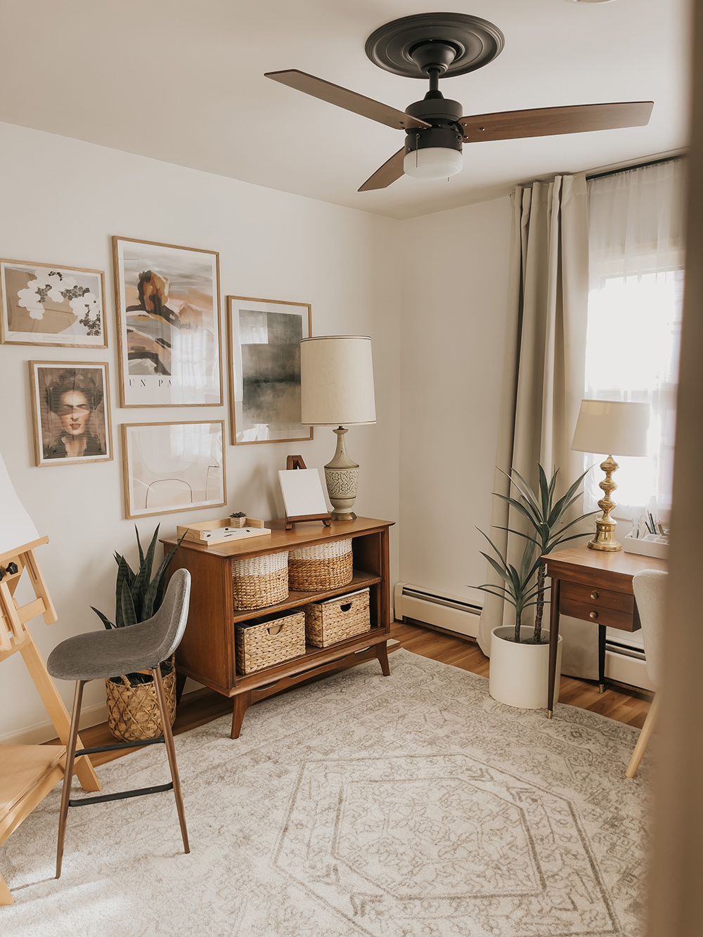 Art Studio Tour & Gallery Wall Reveal - Dream Green DIY