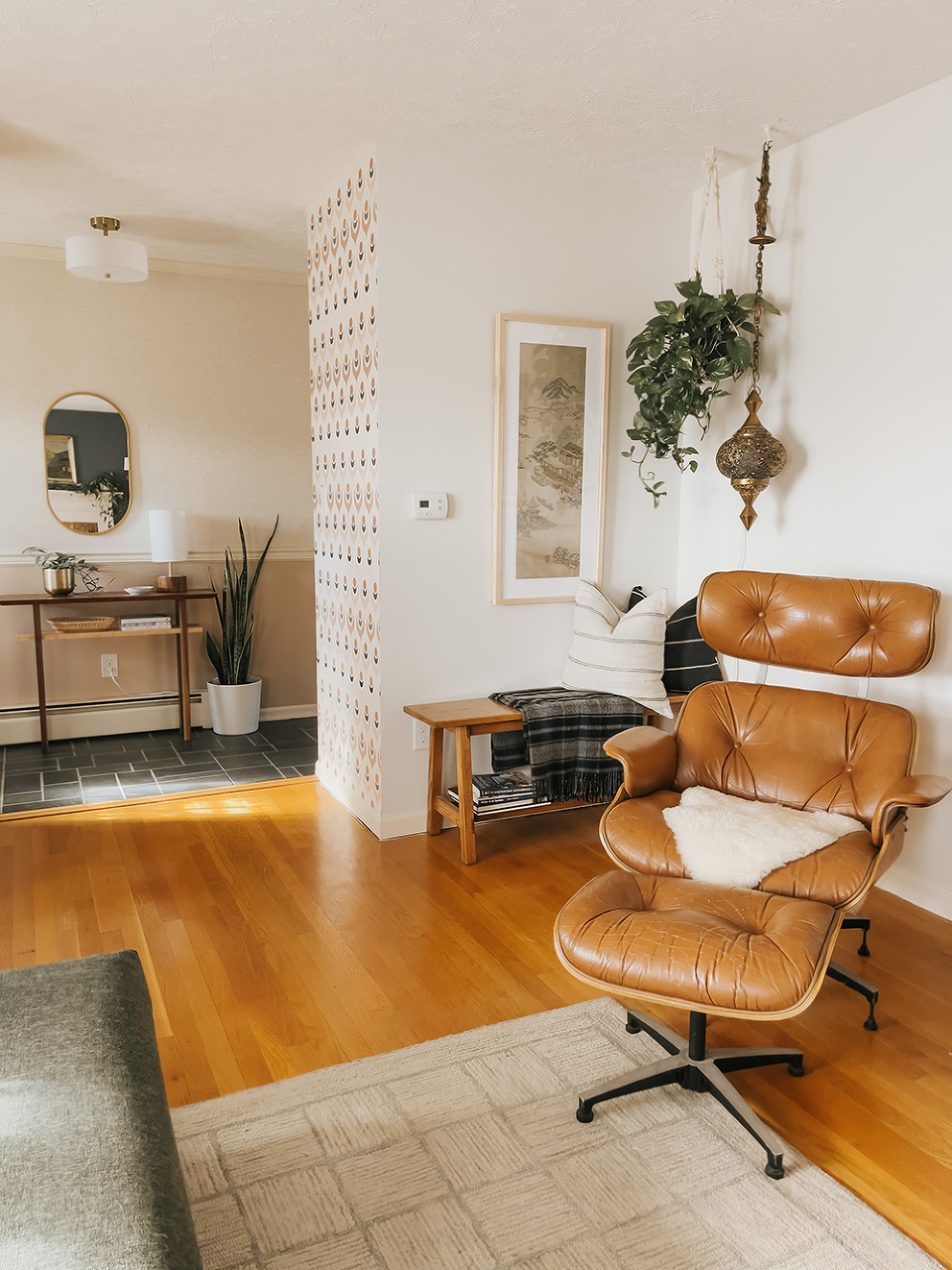 Custom Framing A Vintage Japanese Obi - Dream Green DIY