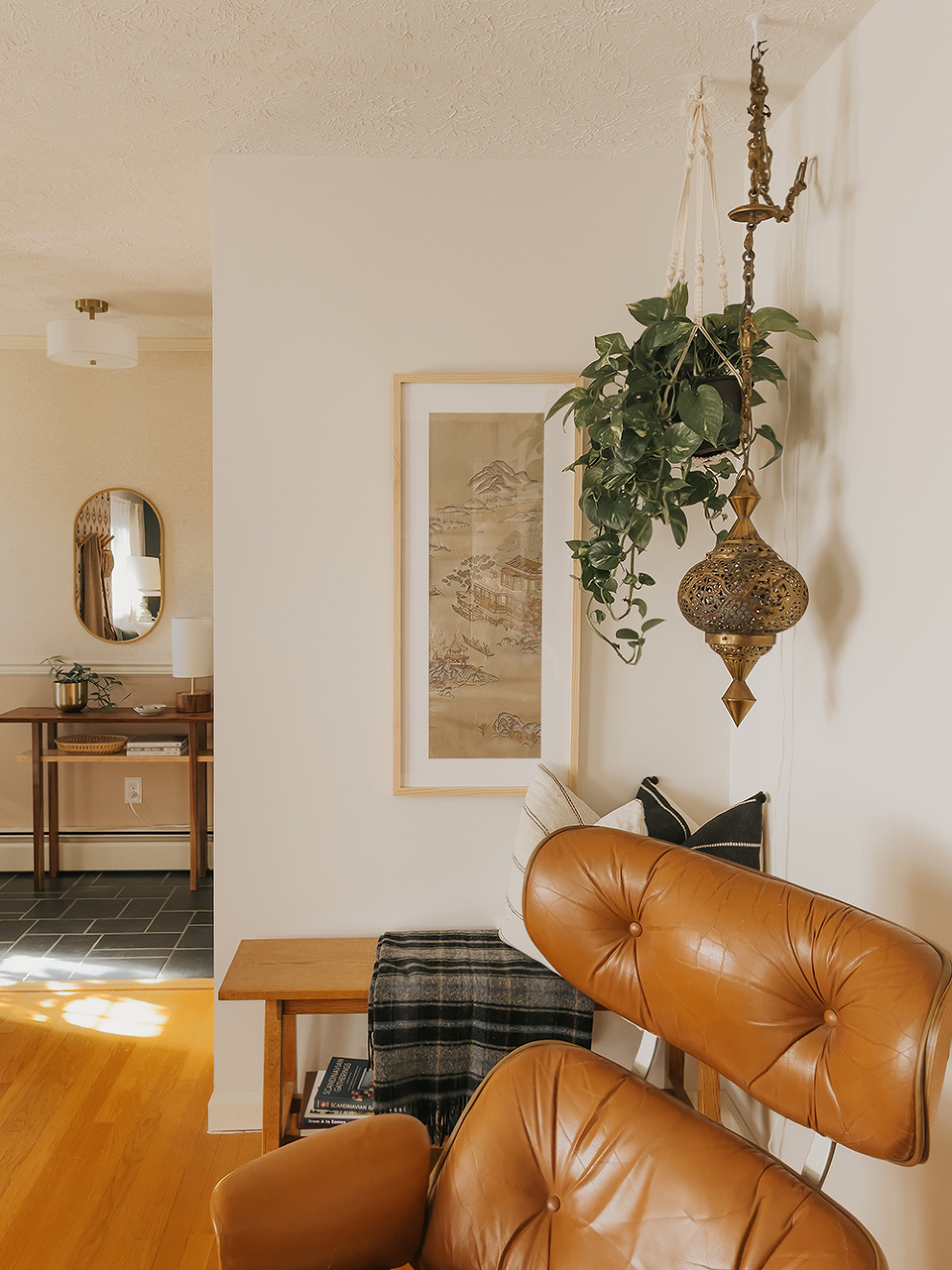 Custom Framing A Vintage Japanese Obi - Dream Green DIY