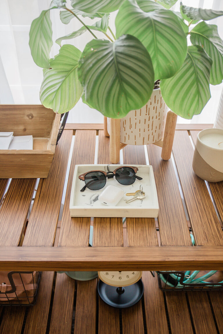 How To Style A Console Three Ways - Dream Green DIY