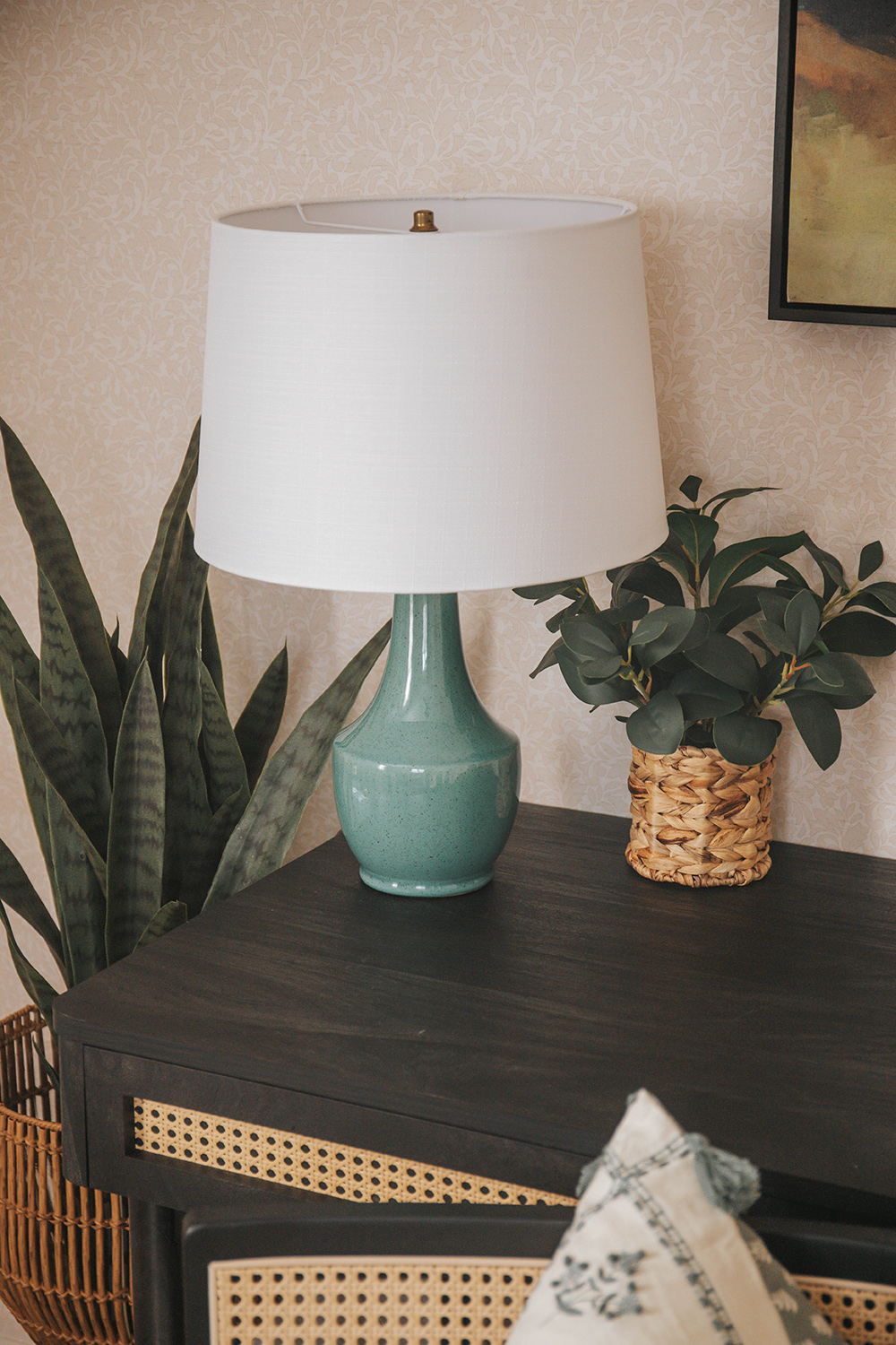 My DIY Earthy Modern Office Makeover - Dream Green DIY