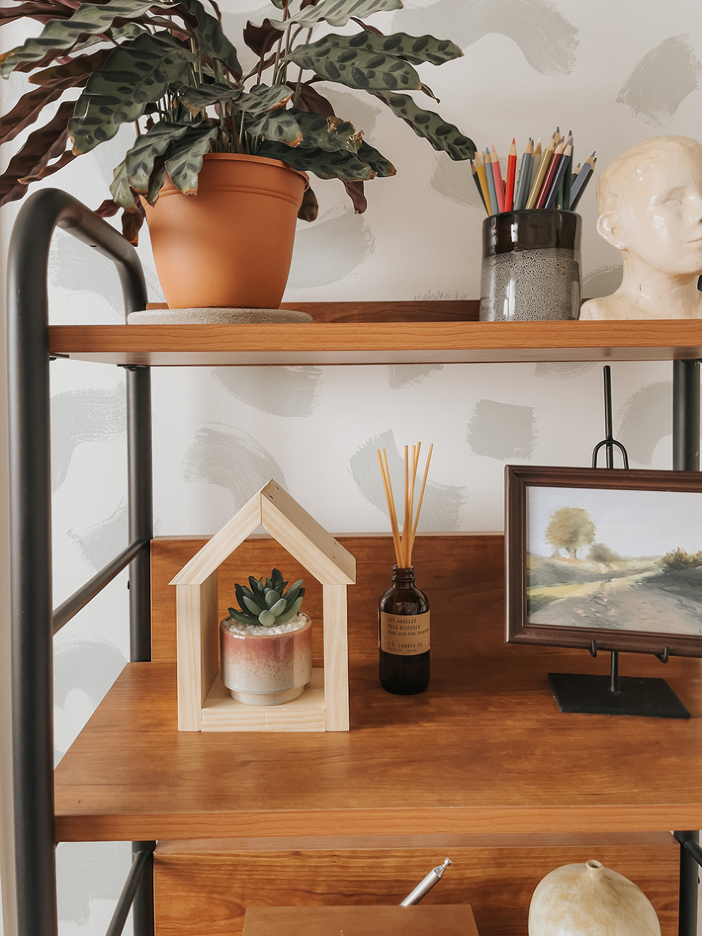 DIY Wooden Plant House Shelves - Dream Green DIY