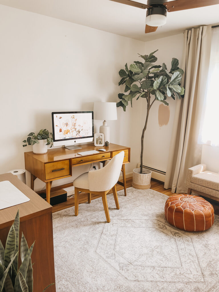 Planning A Home Office Makeover - Dream Green DIY
