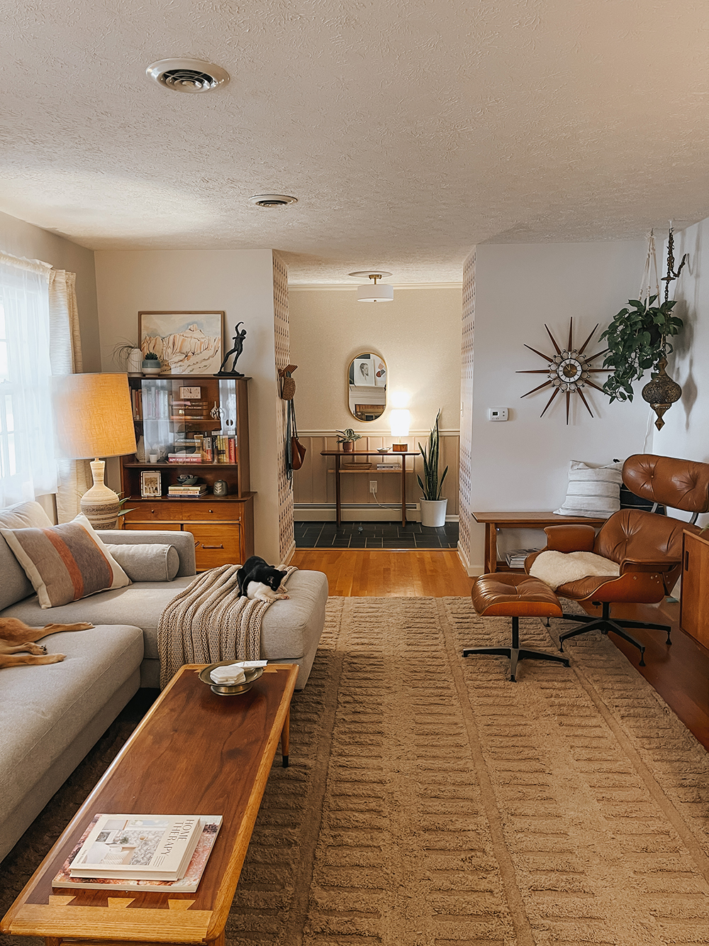 DIY Faux Built-In Floating Shelves - Dream Green DIY