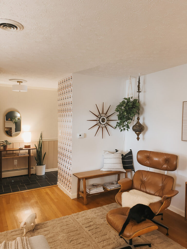 DIY Faux Built-In Floating Shelves - Dream Green DIY