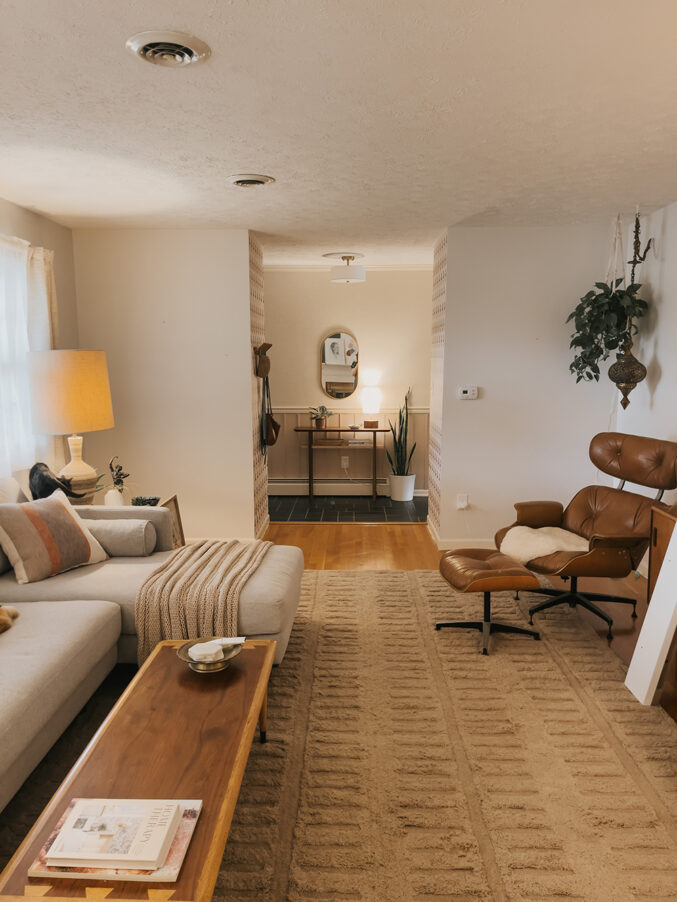 DIY Faux Built-In Floating Shelves - Dream Green DIY