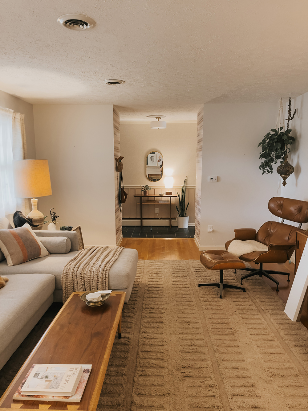 DIY Faux Built-In Floating Shelves - Dream Green DIY