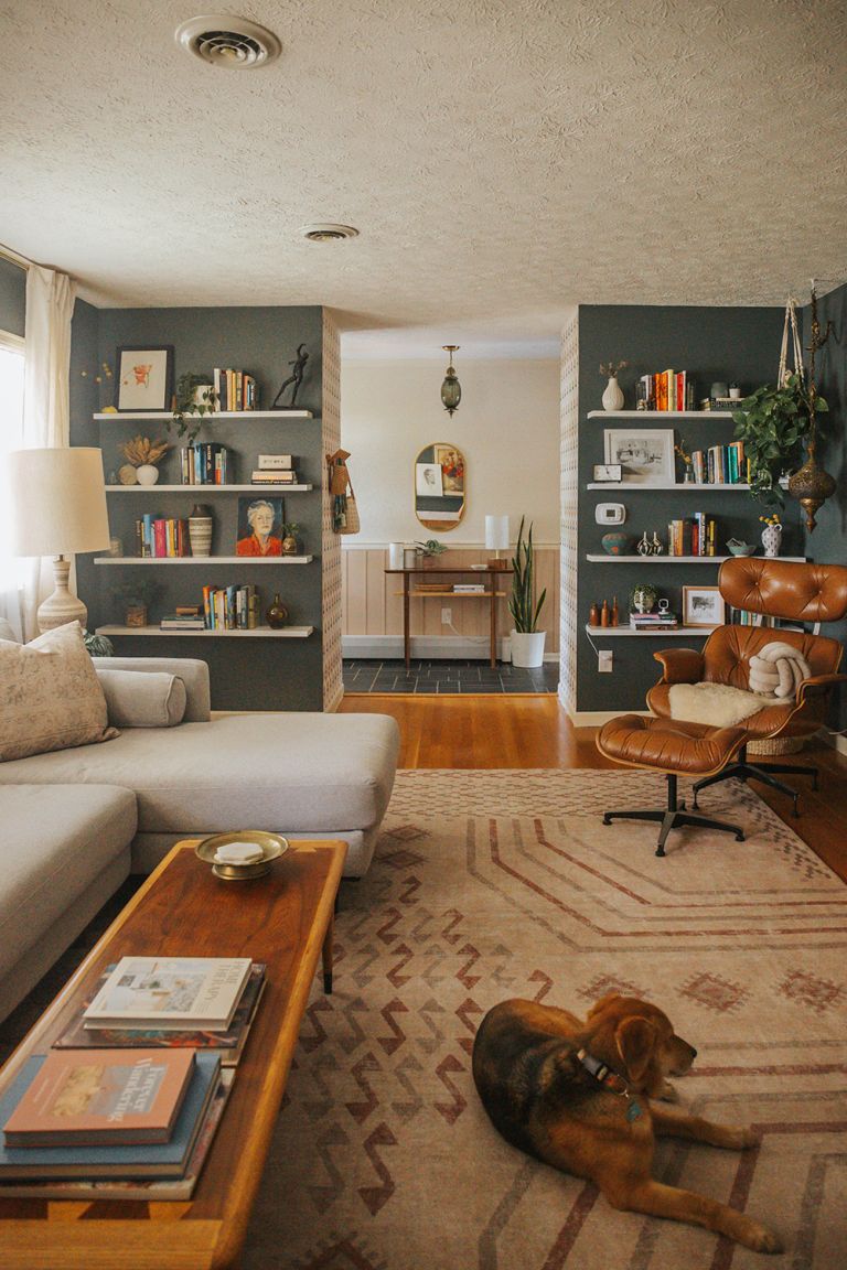 New Revival Rug In The Living Room - Dream Green DIY