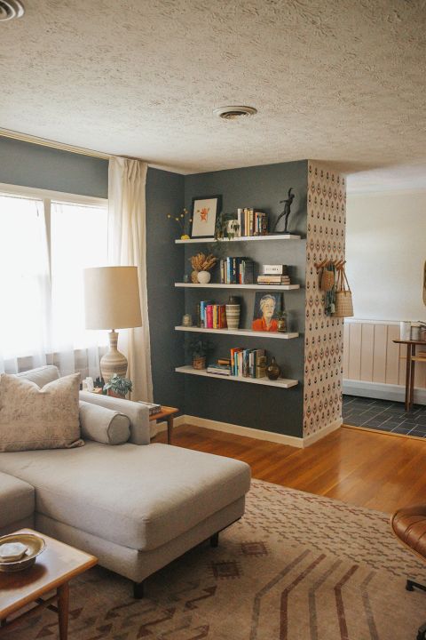 New Revival Rug In The Living Room - Dream Green DIY