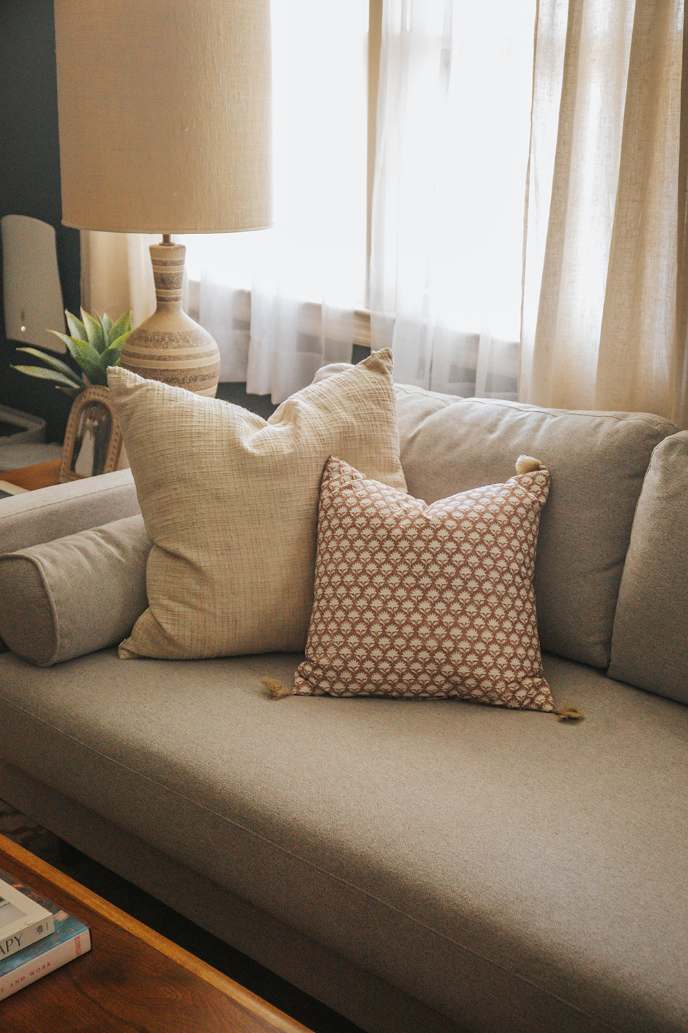 New Revival Rug In The Living Room - Dream Green DIY