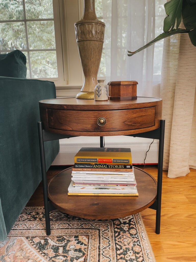 Styling Two Matching Sofa End Tables - Dream Green DIY