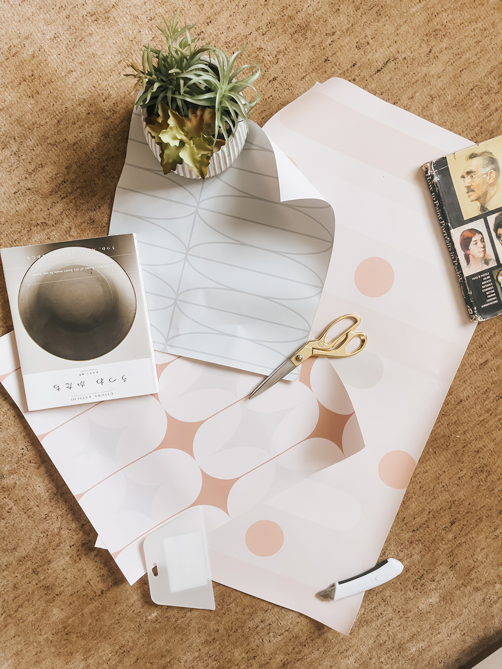 DIY Wallpapered Bookcase IKEA Hack - Dream Green DIY
