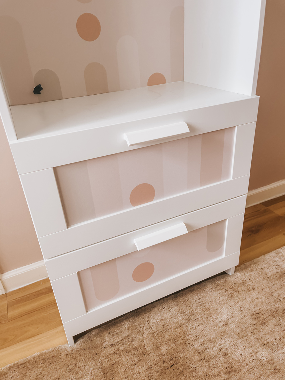 DIY Wallpapered Bookcase IKEA Hack - Dream Green DIY