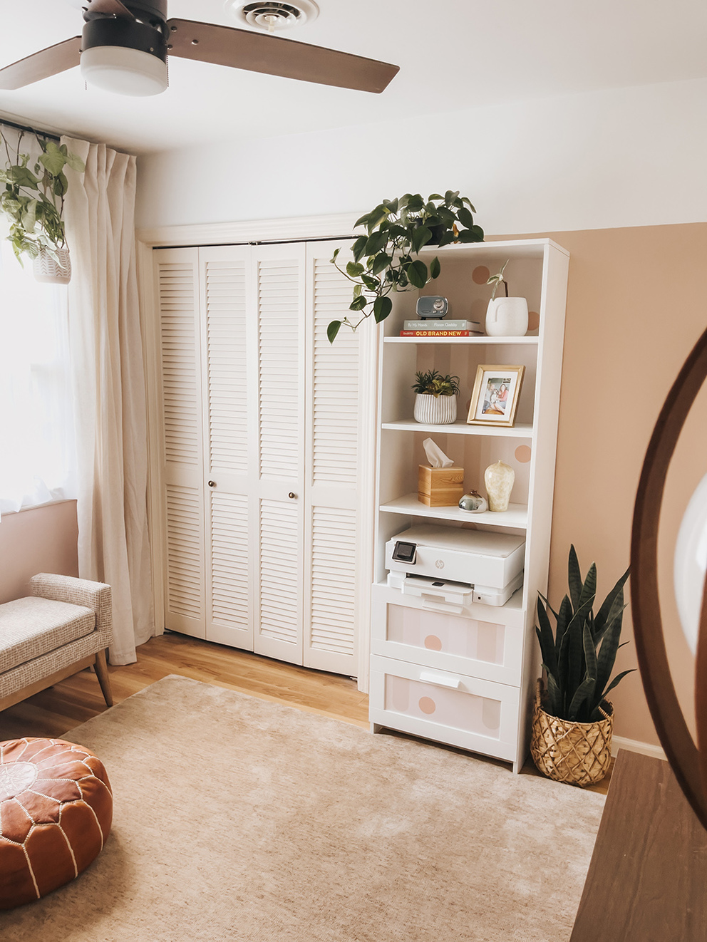 DIY Wallpapered Bookcase IKEA Hack - Dream Green DIY