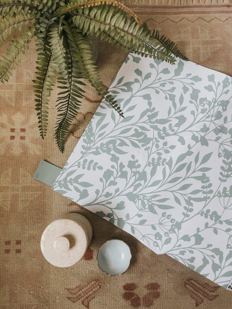 Botanical Window Alcove Wallpaper Project - Dream Green DIY