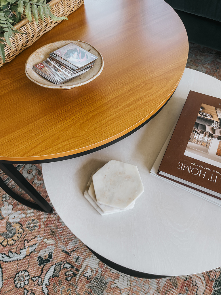 How To Style A Nesting Coffee Table - Dream Green DIY