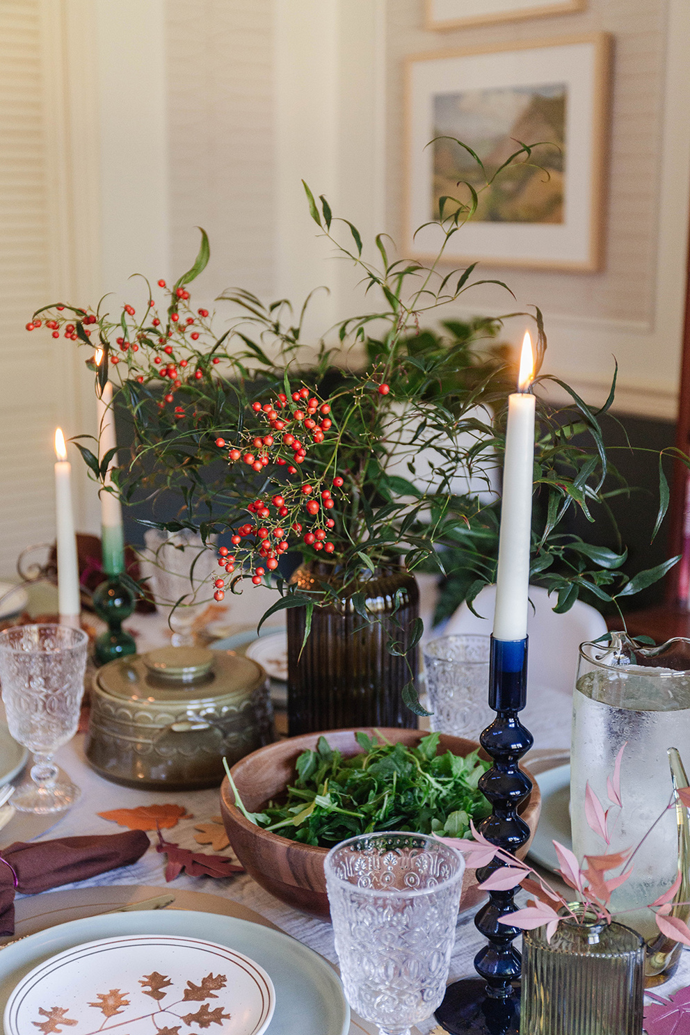 Modern Thanksgiving Tablescape Ideas - Dream Green DIY