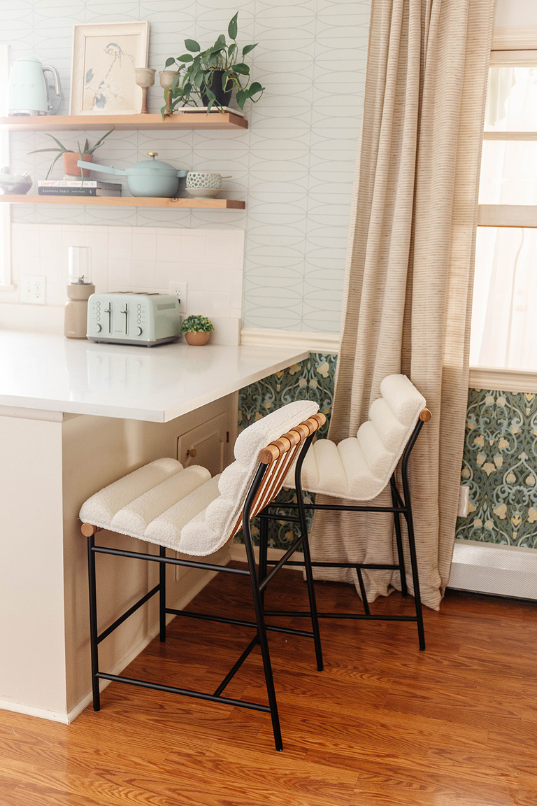 Styling The Modern Vail Stool Two Ways - Dream Green DIY